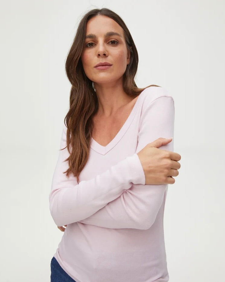 Michael Stars Layla L/S V Neck Tee – Monelle Vermont